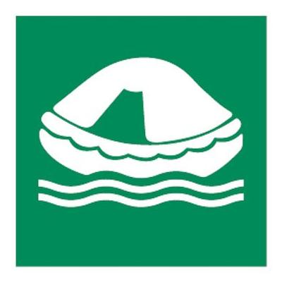 IC Brindle Safety Signage for Location of Life Raft - I.C. Brindle