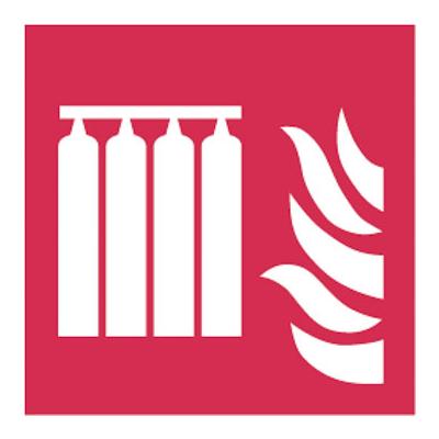 IC Brindle Fixed Fire Extinguishing Battery Sign