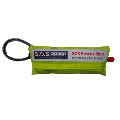 IC Brindle SOS Rescue Ring, Auto-Inflatable - I.C. Brindle