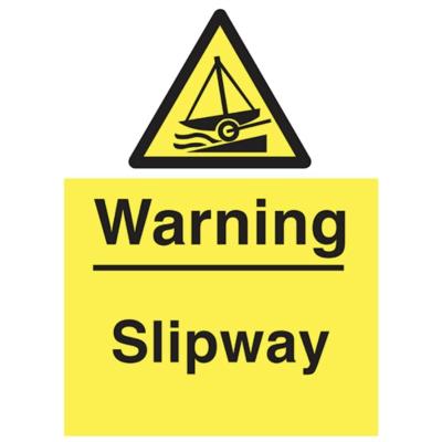 IC Brindle Safety Sign - Warning Slipway Sign | I.C. Brindle
