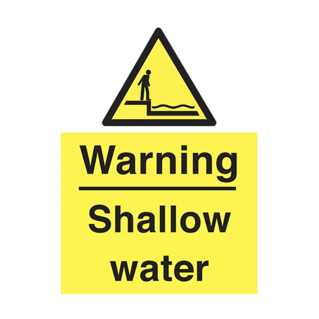 Shallow Water Sign