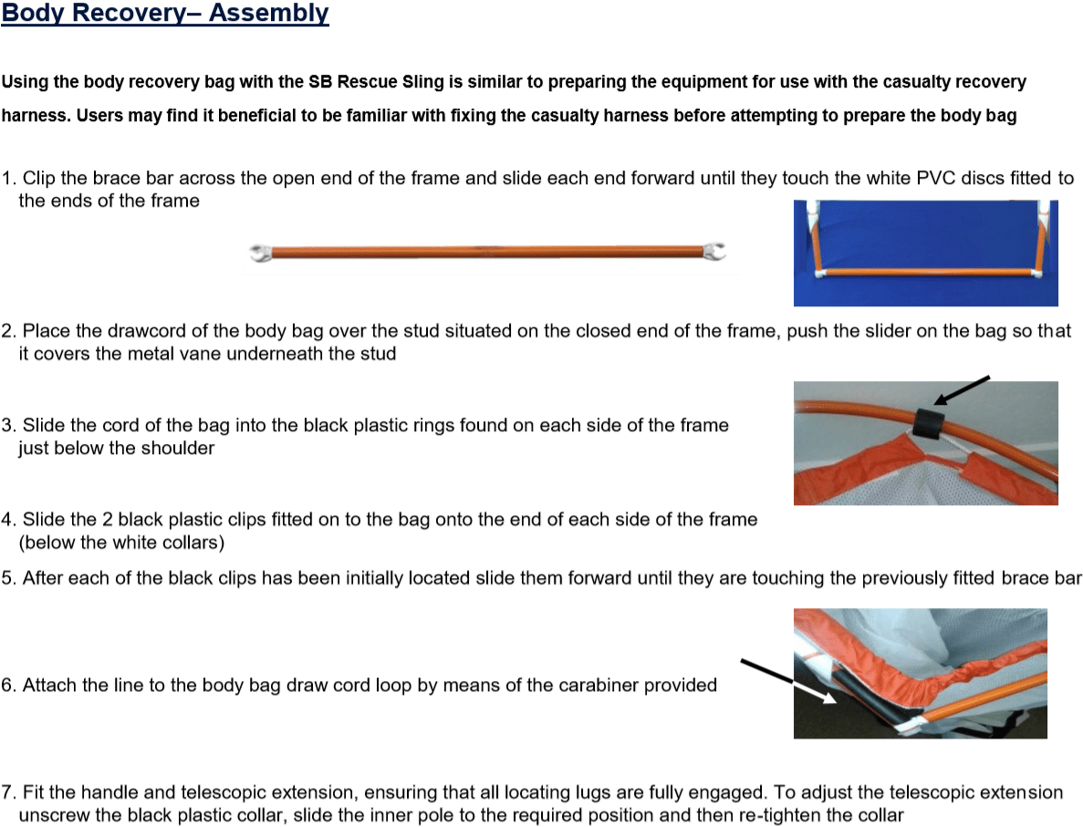 IC Brindle SB Rescue Sling Brace Bar